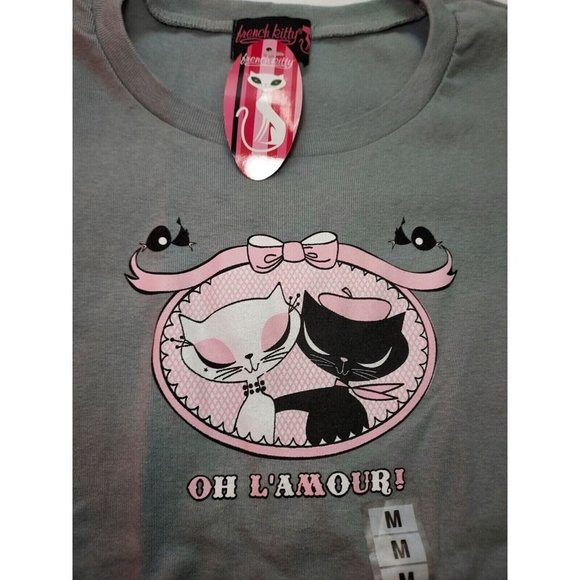 Mighty Fine | Tops | Vintage French Kitty By Mighty Fine Womens Top Oh ...